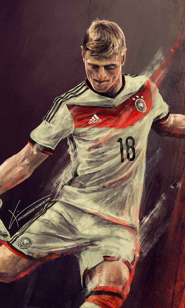 Paintings Of Germany’s Players Celebrating Its World Cup Victory By Kim ...