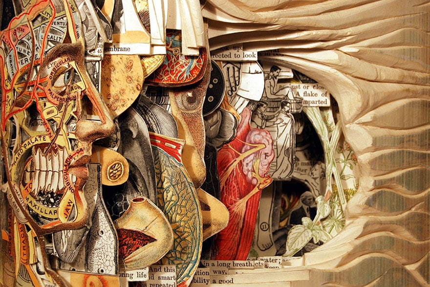 ‘Book Surgeon’ Uses Surgical Tools To Make Incredible Book Sculptures ...
