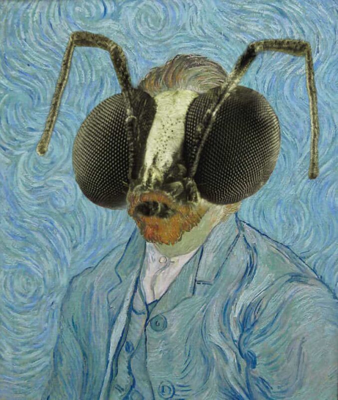 Digital Artist Puts Insect Heads On The World's Most Iconic Portraits ...