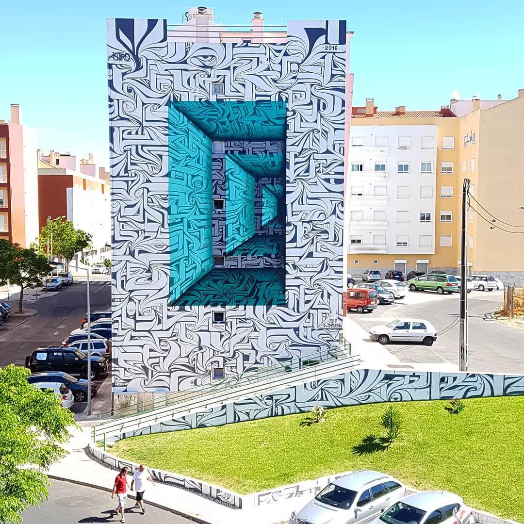 Optical Illusion Murals Turn Buildings Into Portal To A Parallel ...