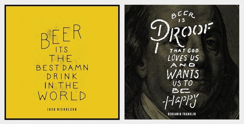 Beer Quotes - Typographic Posters Celebrating Beer's Greatness | FREEYORK