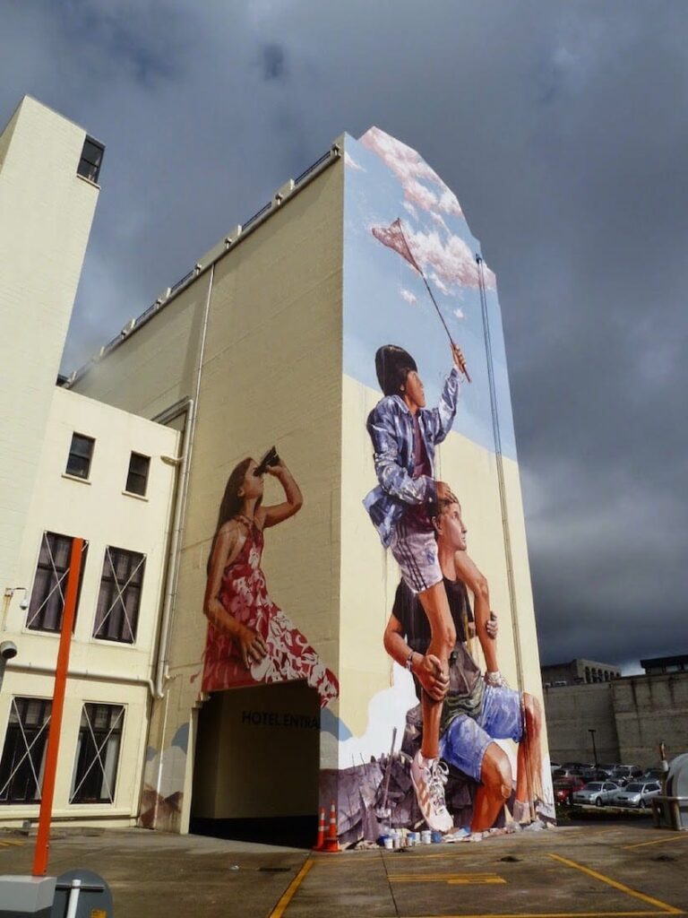 New Mural By Fintan Magee In Dunedin, New Zealand | FREEYORK