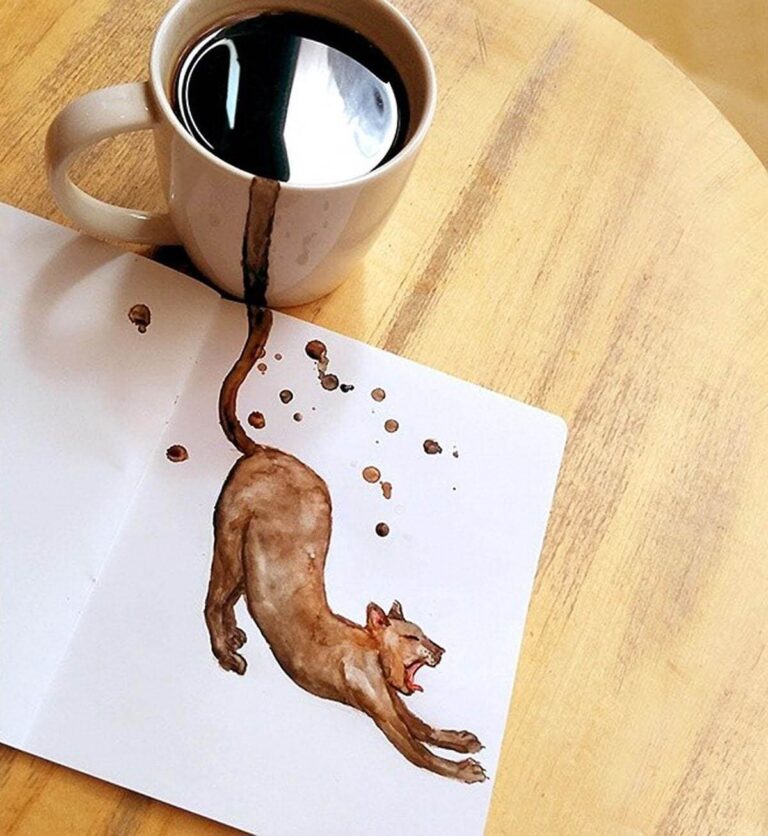 Charming Coffee-Colored Cats Popping Out Of Cups | FREEYORK