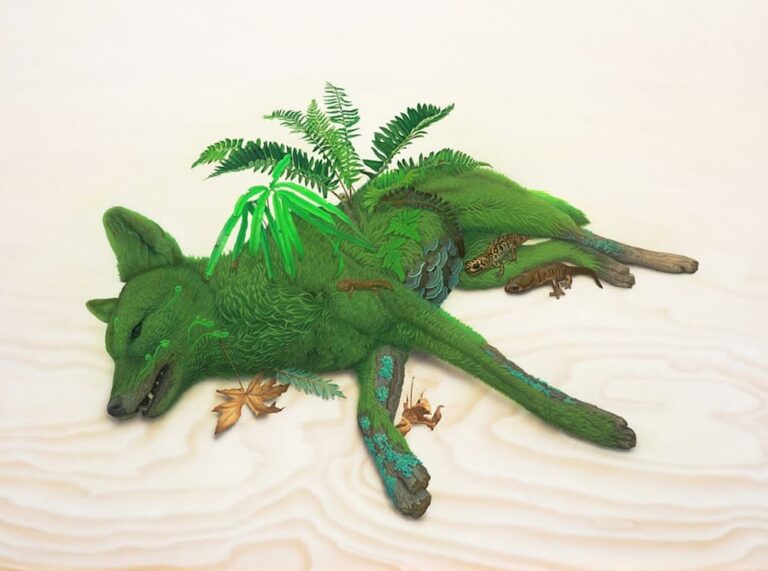 Bizarre Paintings Of Animals Inside Post-Apocalyptic Environments By ...