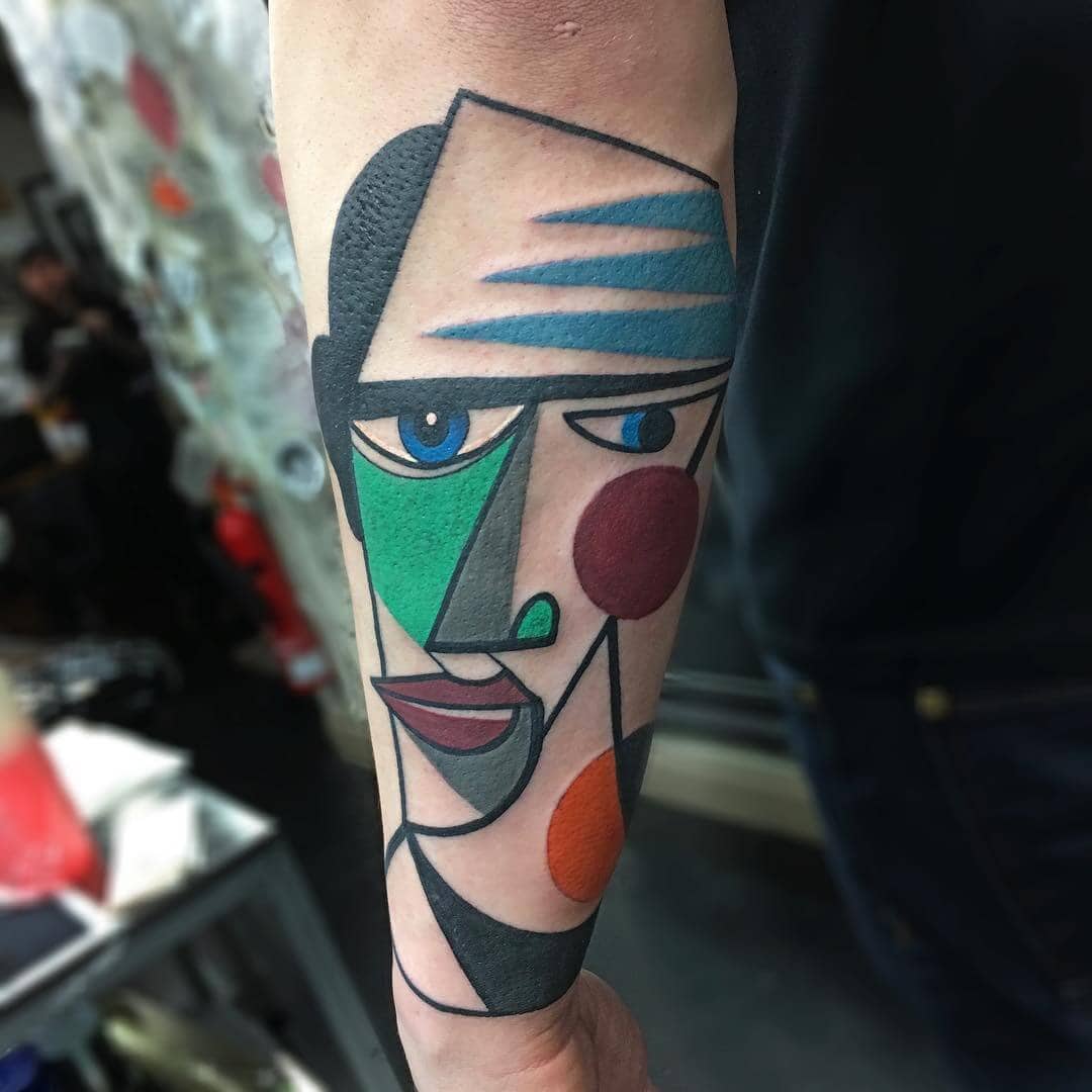 Vivid Cubist Tattoo Masterpieces By Mike Boyd | FREEYORK