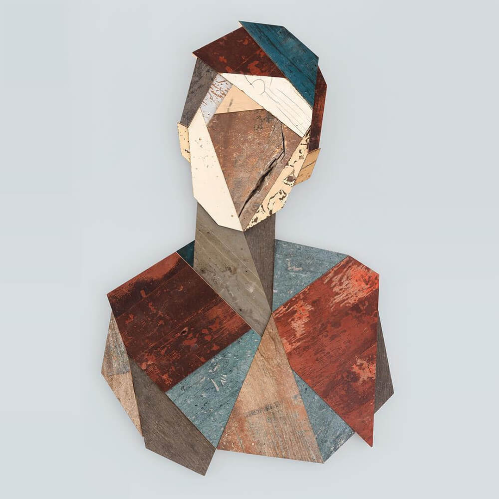 Geometric Wooden Portraits By ‘Strook’ | FREEYORK