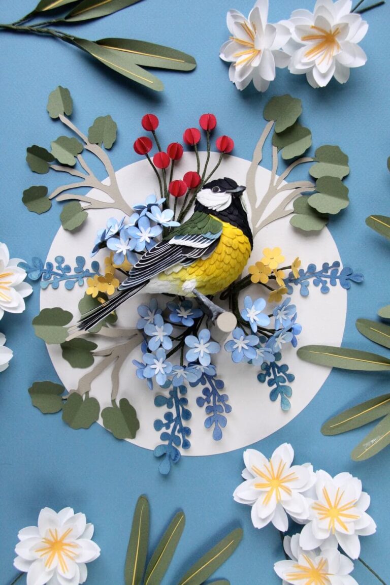 Fine Paper Bird Sculptures By Diana Beltran Herrera | FREEYORK