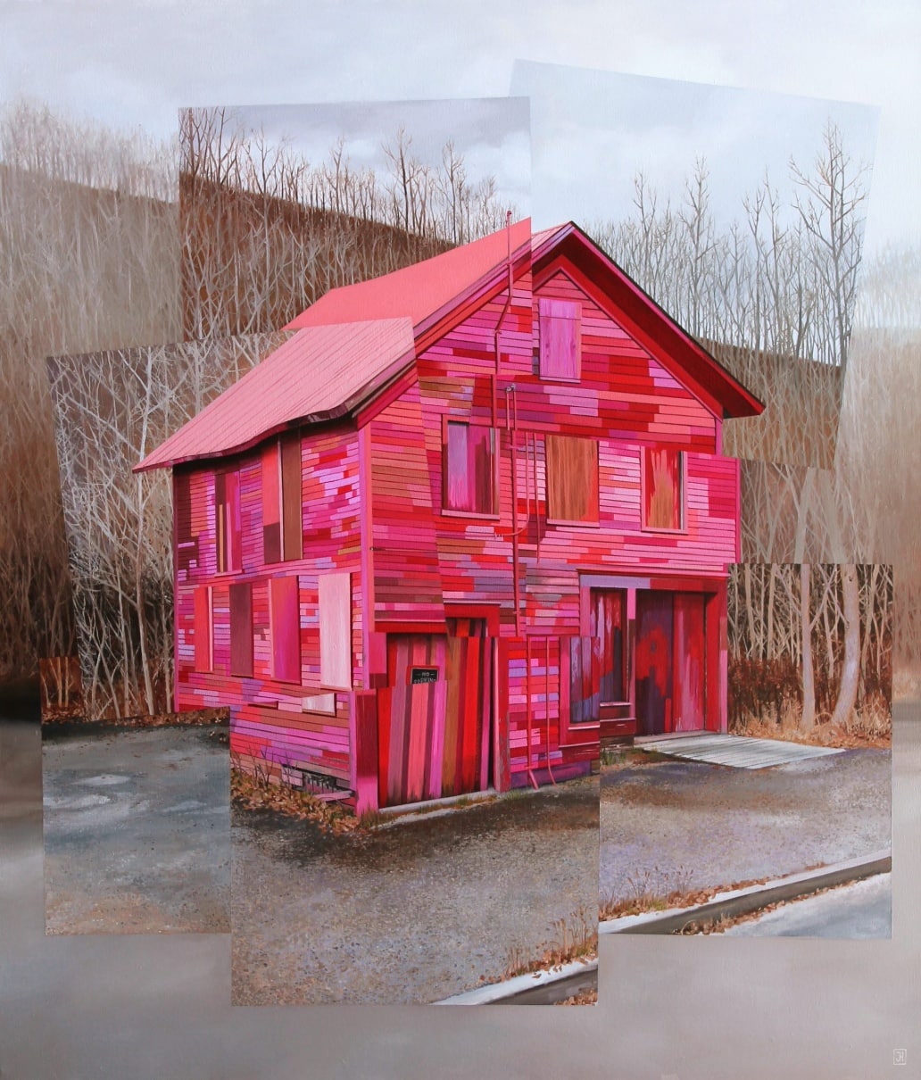 Jessica Hess's Time-Worn Buildings All Soaked In Graffiti And Street ...