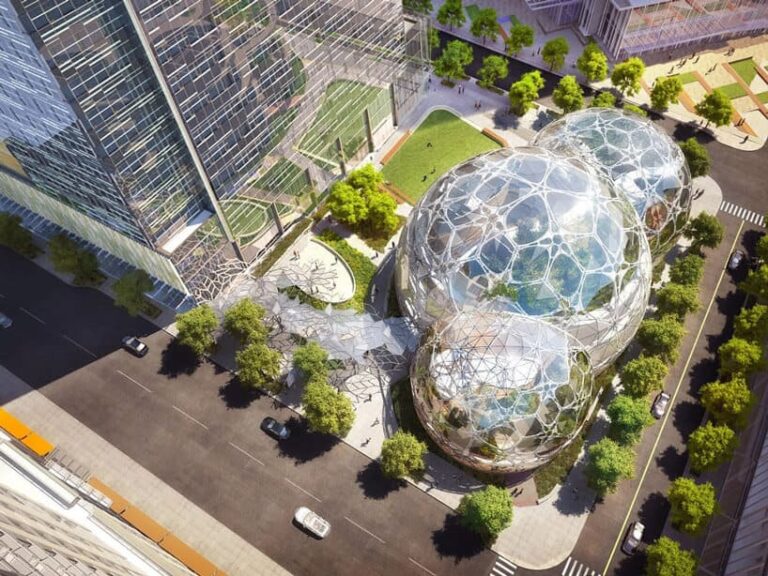 Amazon Reveals A Stunning Mini Rainforest In Its Office Spheres | FREEYORK