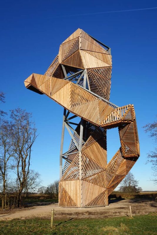 Unique Metal And Wood Observational Tower In Netherlands By Ateliereen ...