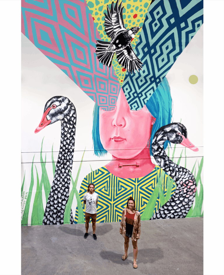 Otherworldly And Vibrant Murals By Aaron Glasson | FREEYORK