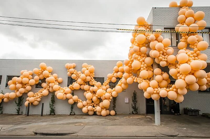 Melbourne Got Filled With Thousands Biodegradable Balloons By LA-based ...