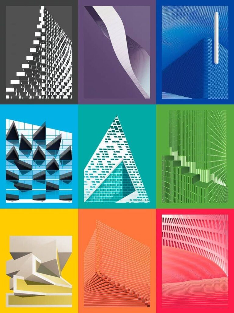 These Nine Posters Illustrate The Language Of Bjarke Ingels' Projects ...