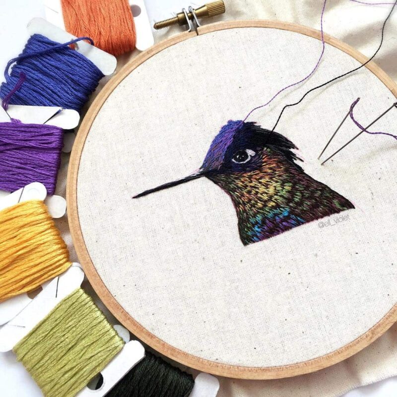 Incredibly Beautiful Bird Embroideries Show Details Of These Amazing ...