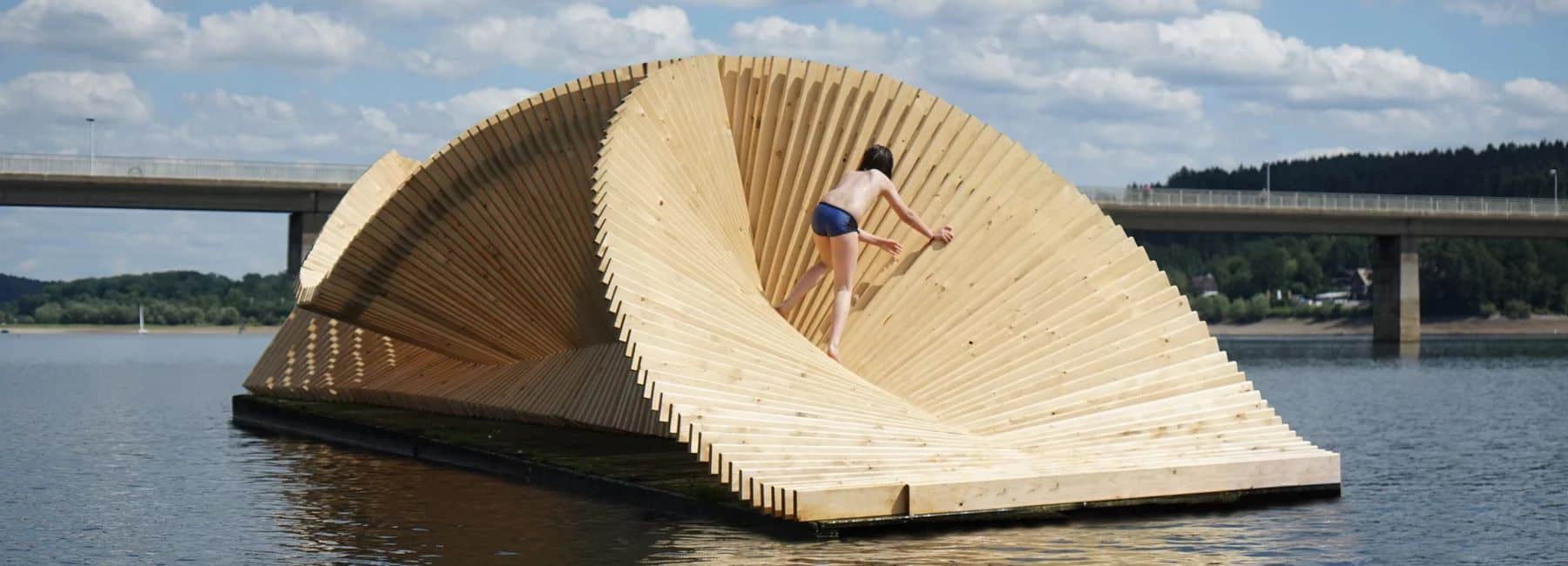 Daewha Kang Design Creates Floating Wooden Structure For An Art ...