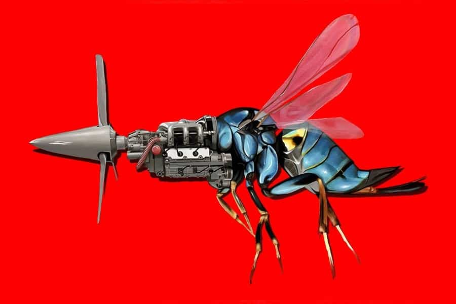 An Artist Creates Insect-Machine Hybrids To Raise Awareness | FREEYORK