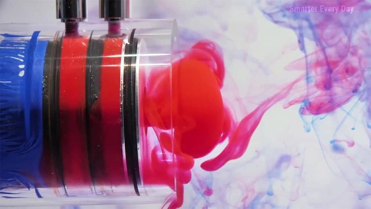 Two Vortex Rings Collide In Slo-Mo Video By Destin Sandlin | FREEYORK
