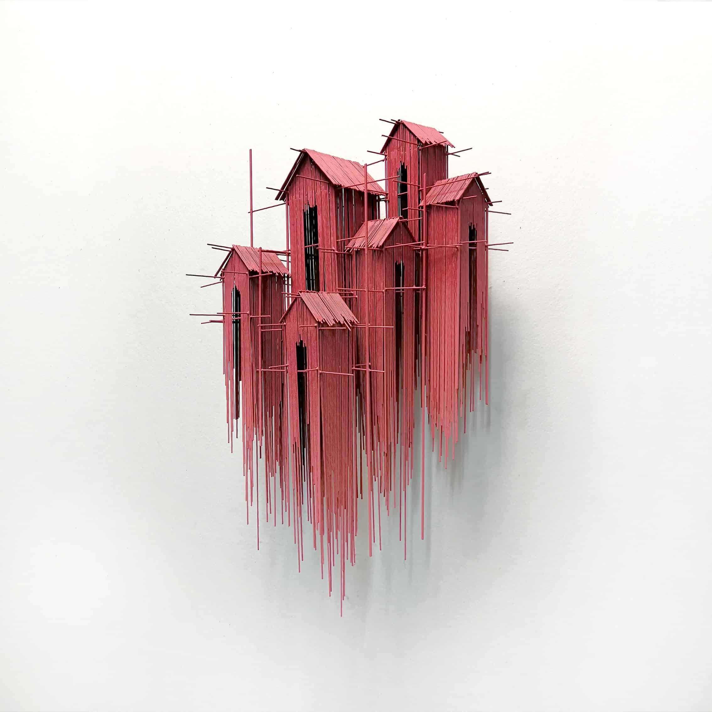 Abstract Steel Wire Sculptures By David Moreno | FREEYORK