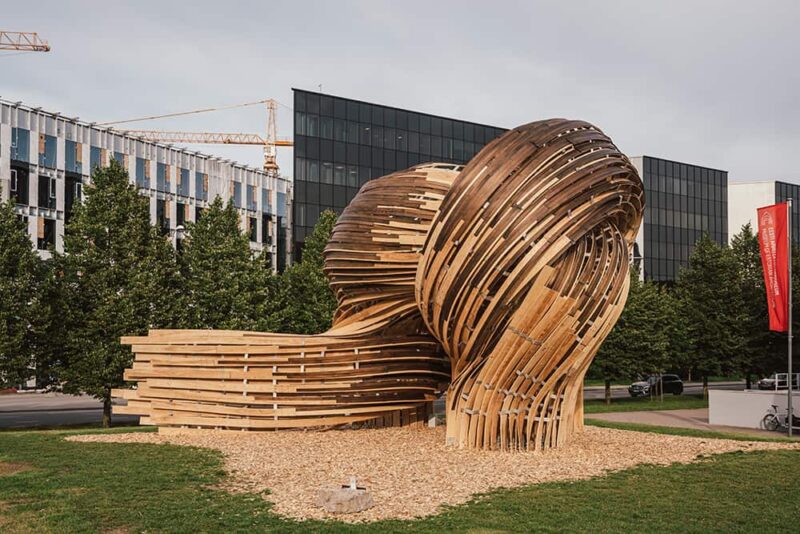 STEAMPUNK - The Sculptural Wood Pavilion In Estonia | FREEYORK