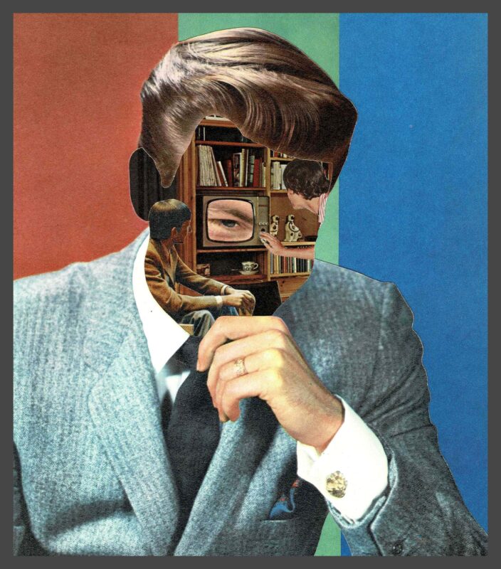 Shane Wheatcroft's Collages: Perfectly Coiffed Characters In A World Of ...