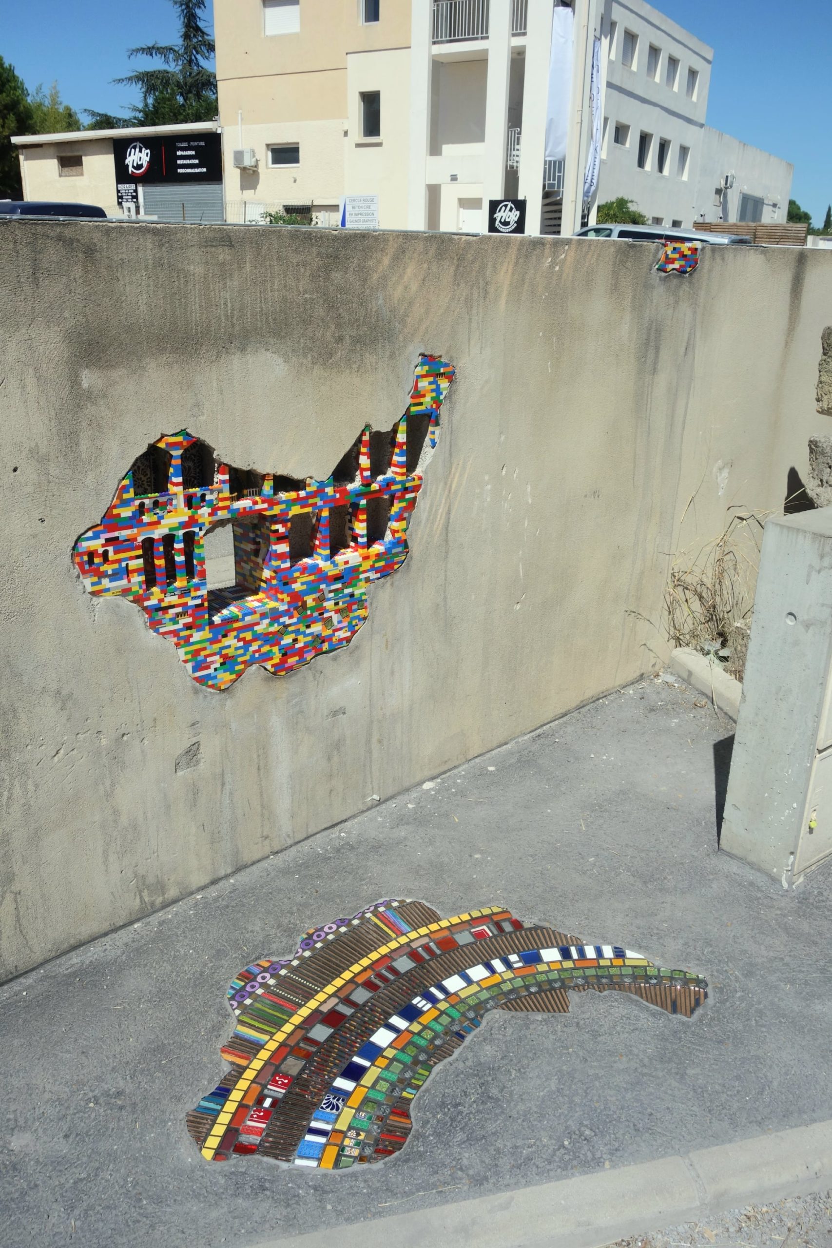 French Artist Ememem "The Pavement Surgeon" Transforms Urban Decay Into ...