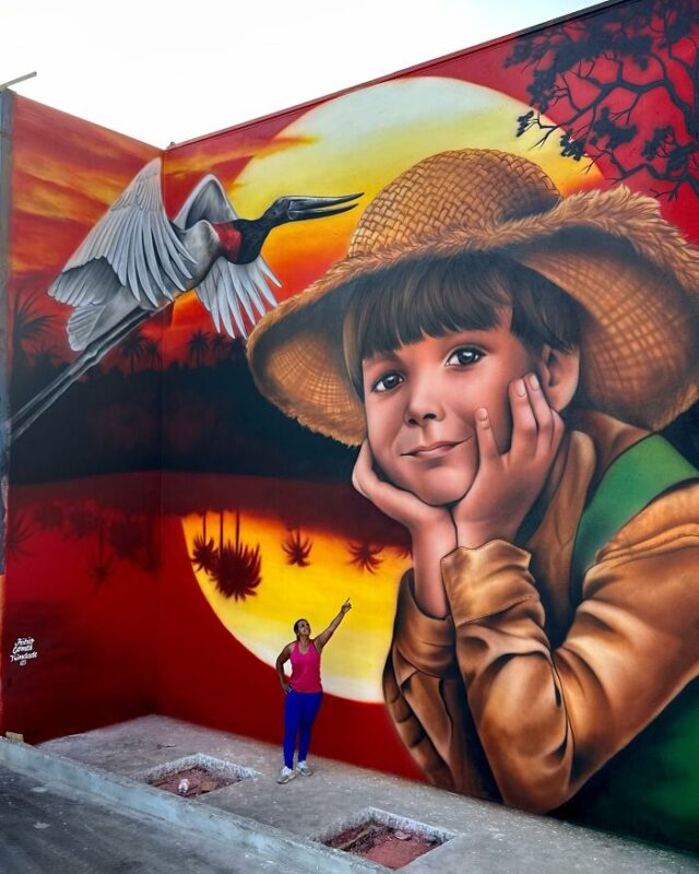 How Fábio Gomes Trindade Uses Natural Elements To Transform Street Art | FREEYORK